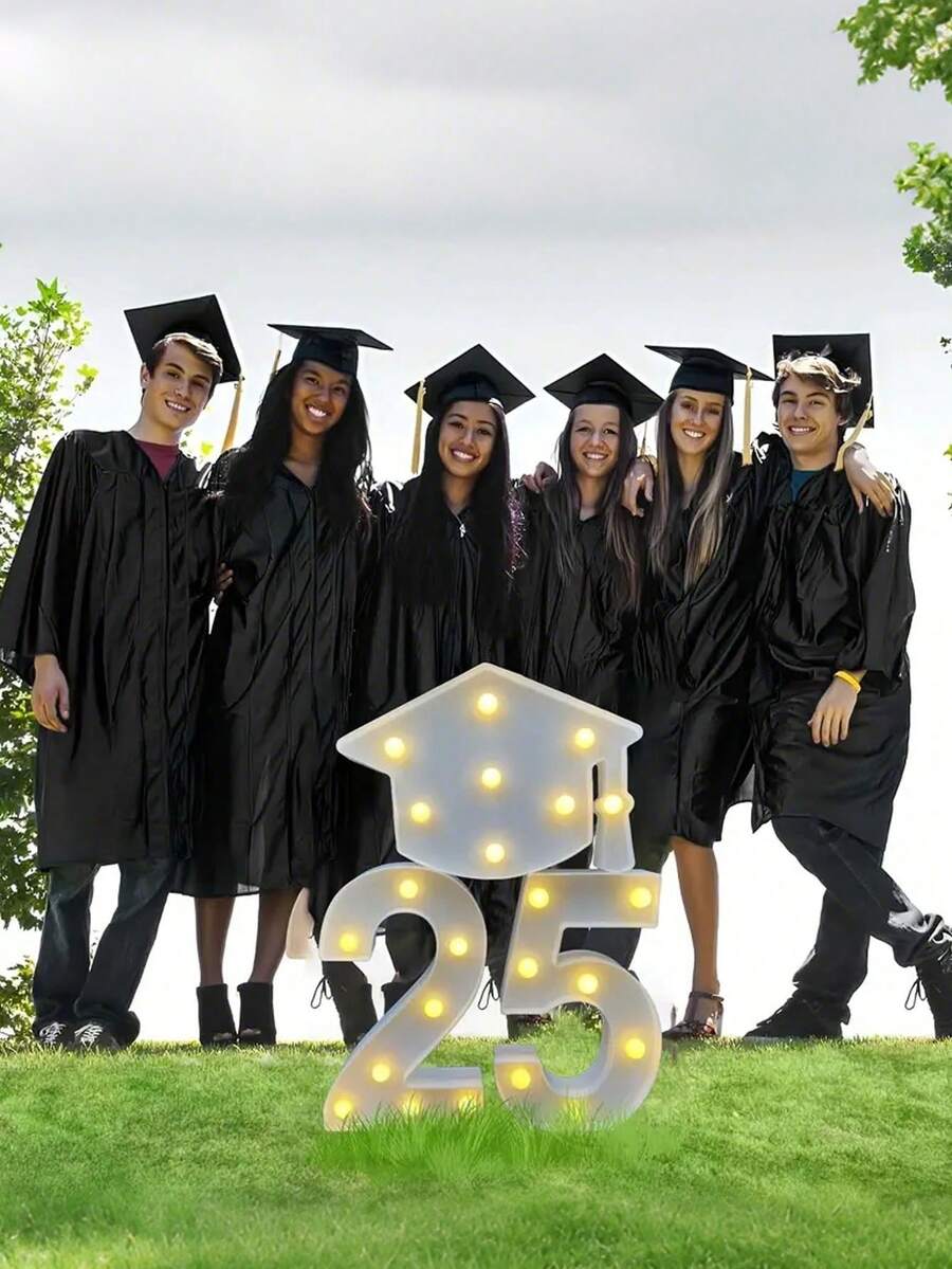 Graduation Decoration 2025,Graduation Cap Marquee Light Up Letters ...