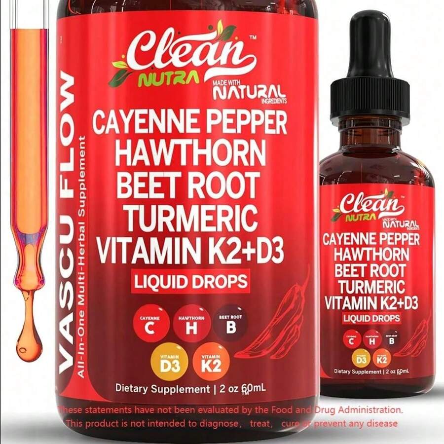Holiday Wellness Essential: Cayenne Pepper & Hawthorn Berry Supplement ...