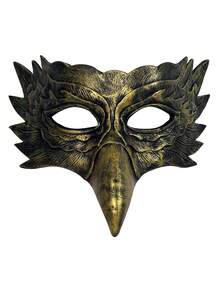 Halloween Eagle Cosplay Mask Bird Beak Costume Mask Masquerade Half ...