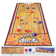 Mini Bowling Alley Tabletop Set For Kids And Family Game Night, Indoor ...