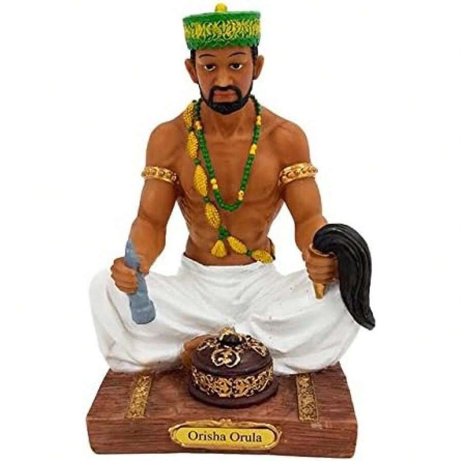 7" Orisha Orula Statue Yoruba Santeria Lucumi African God Figure ...