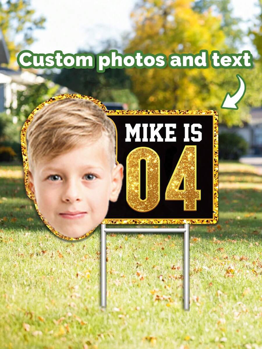 Custom Yard Signs -Customized Courtyard Party Decoration Signage ...