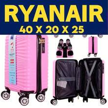 Ryan Air Wizz Air Approved Hardcase Suitcase With Detachable 360 Degree ...