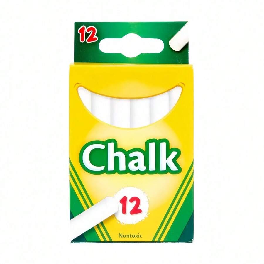 1pk Durable Chalk Resists Breaking 12ct Chalk | SHEIN USA