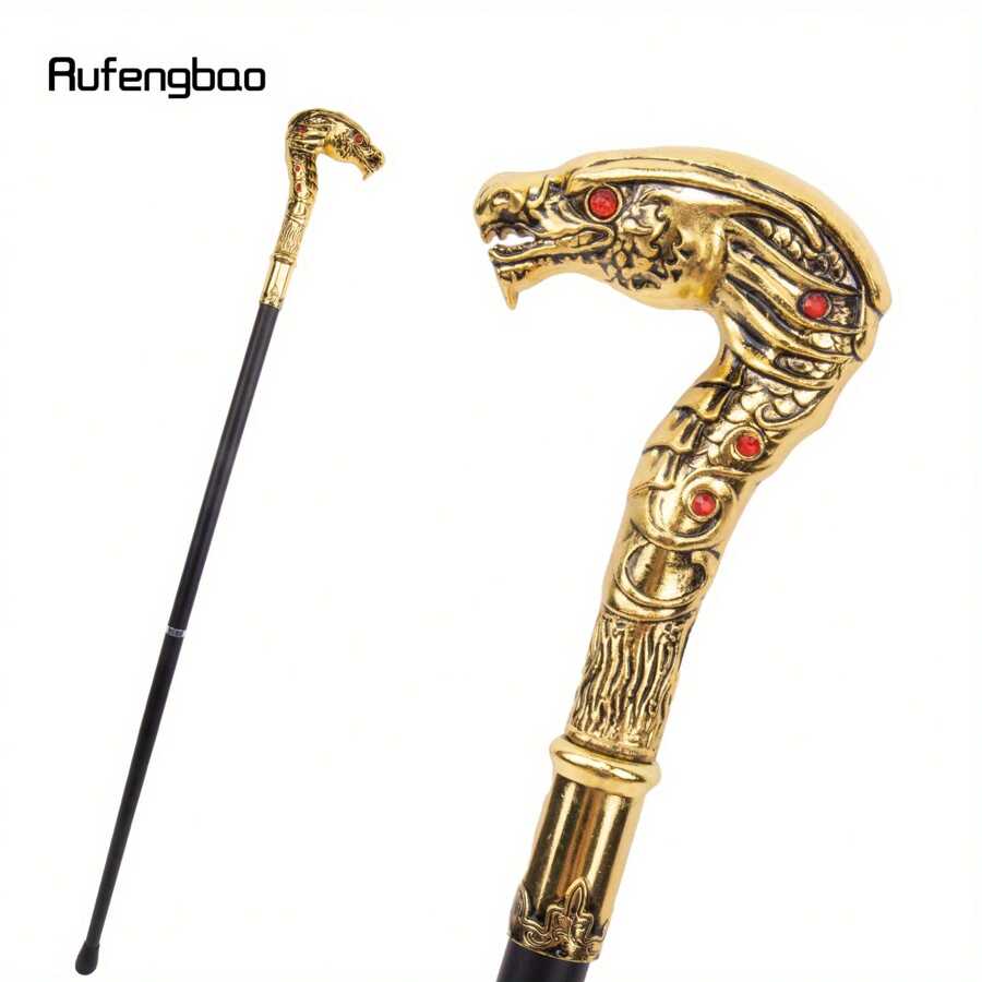 Rufenbgao Golden Luxury Dragon Head Cane Fashion Decorative Stick ...
