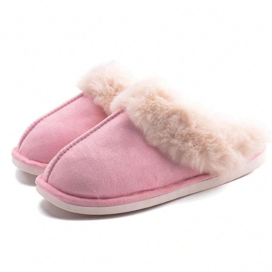 Women's Slippers Soft Plush Winter Warm House Shoes Fluffy Memory Foam House Bedroom Slippers ...