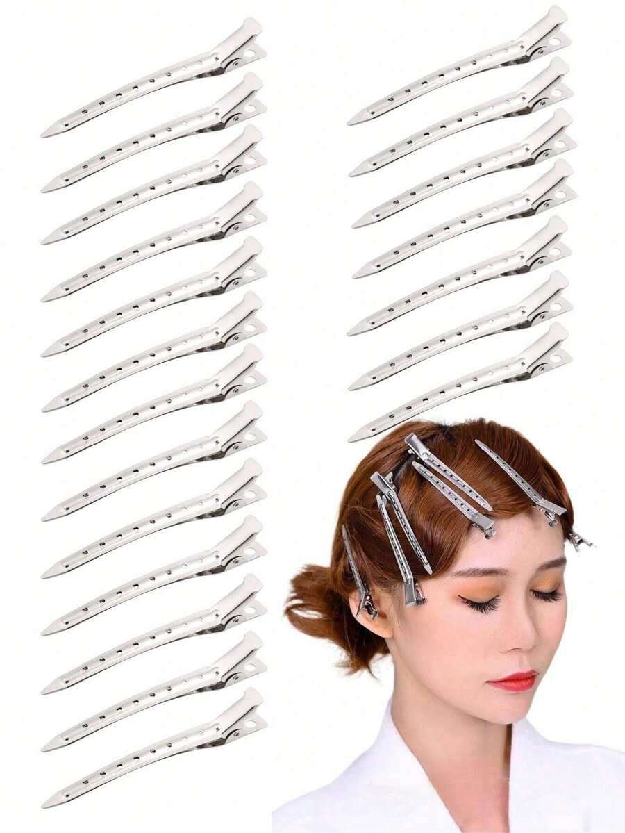 20PCS/10PCS Volumizing Clip-On Hair Clips, Invisible Bangs And Crown ...