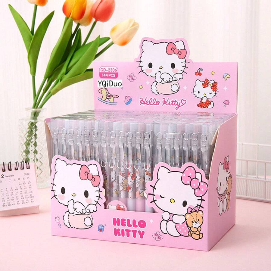 Sanrio 12 Pen Sanrio Hello Kitty 0.55mm Series Sanrio Office And School ...