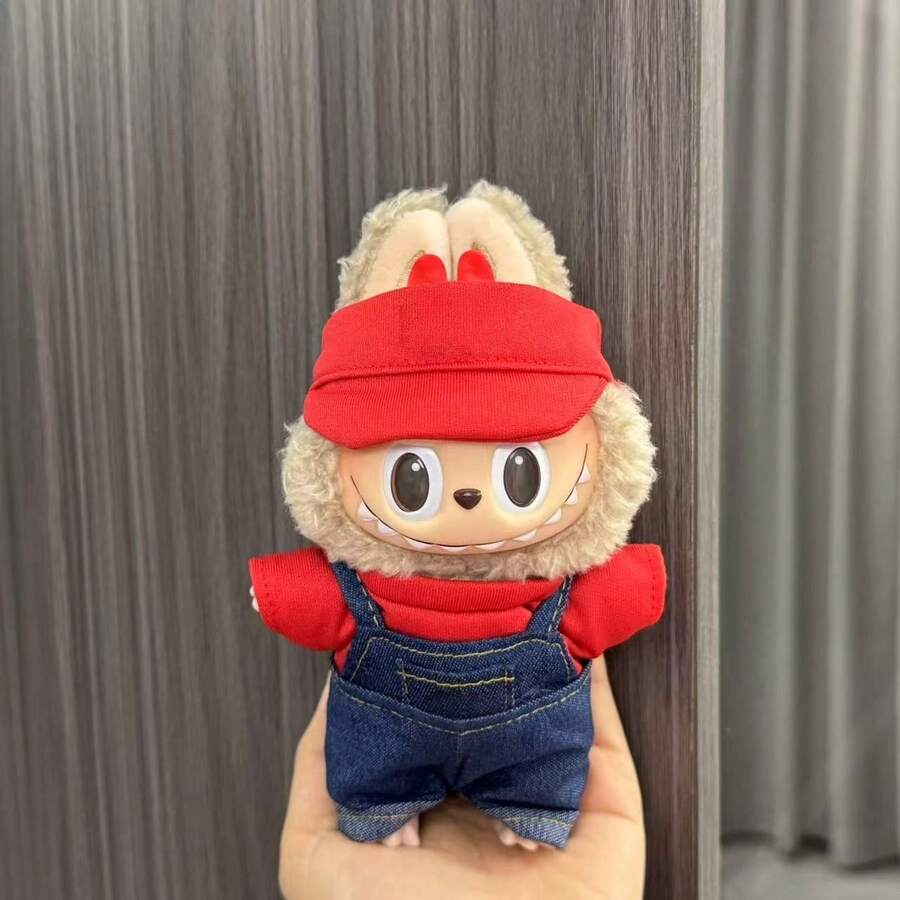 Colgante Labubu de 17cm, Conjunto de ropa Labubu con diseño de ...