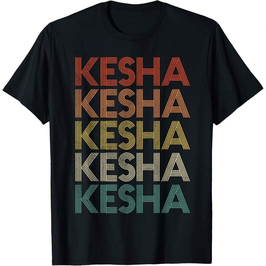 Kesha Vintage Retro T-Shirt | SHEIN USA