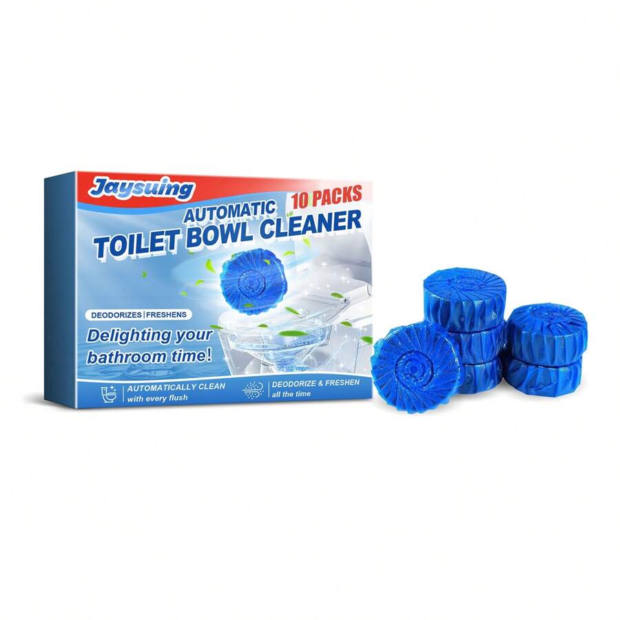 Jaysuing Automatic Toilet Bowl Cleaner, Household Descaling Deodorizing ...