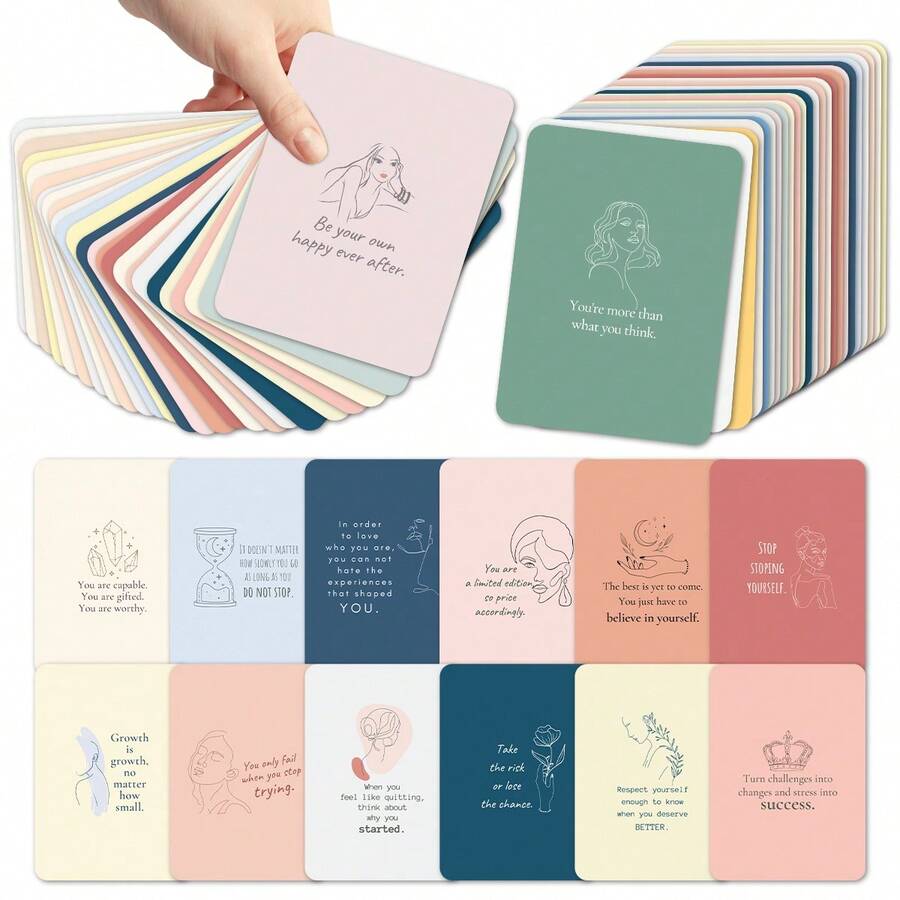 30pcs Positive Affirmation Cards For Mindfulness & Mental Health ...