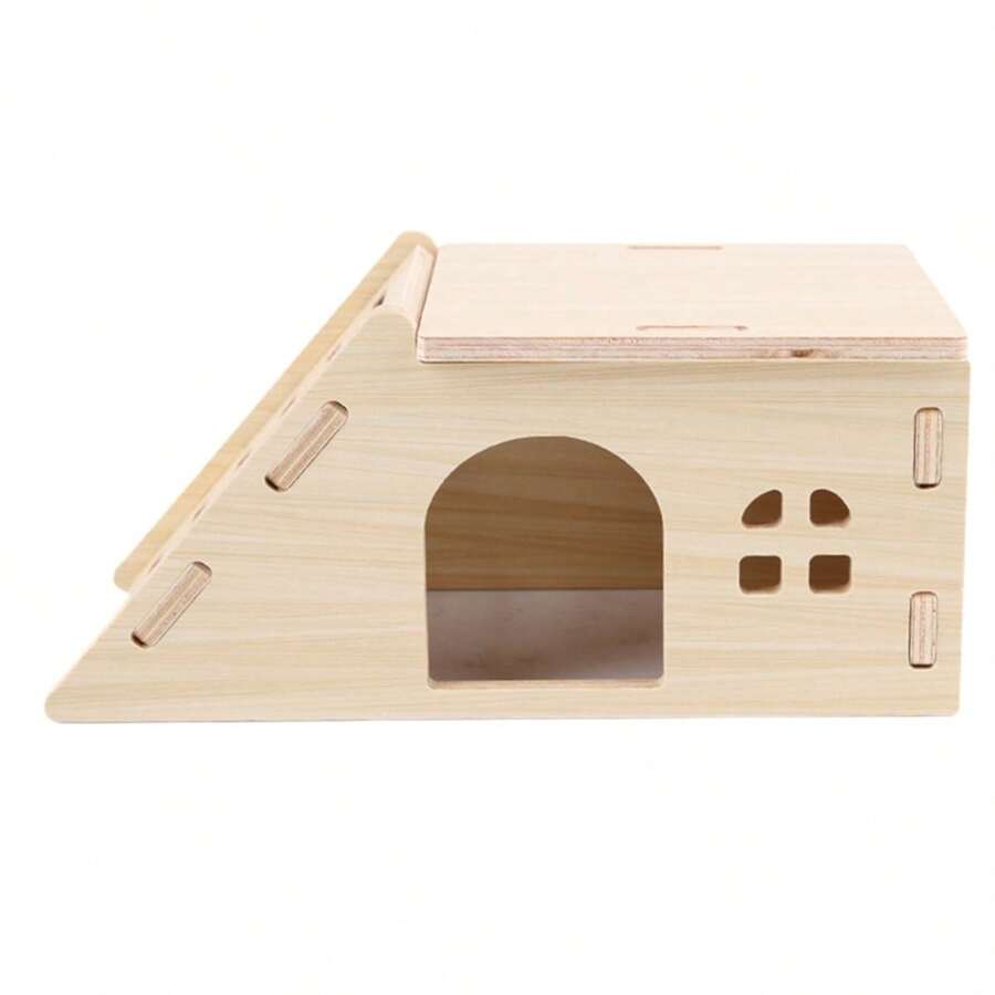 Hamster Hideout House, Forest Wooden Gerbil Hides For Chinchillas ...
