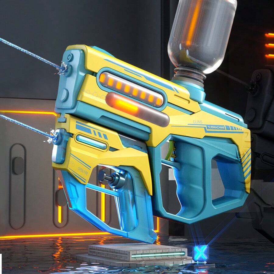 Dual Mode Electric Water Gun (With Lights), Dual Guns For Both Mother ...