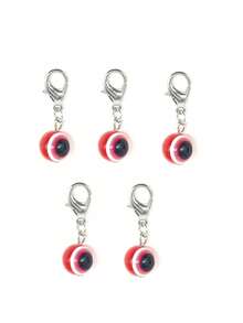 Colorful Evil Eye Keychain Amulet Lucky Alloy Key Chain,Meaning Good ...