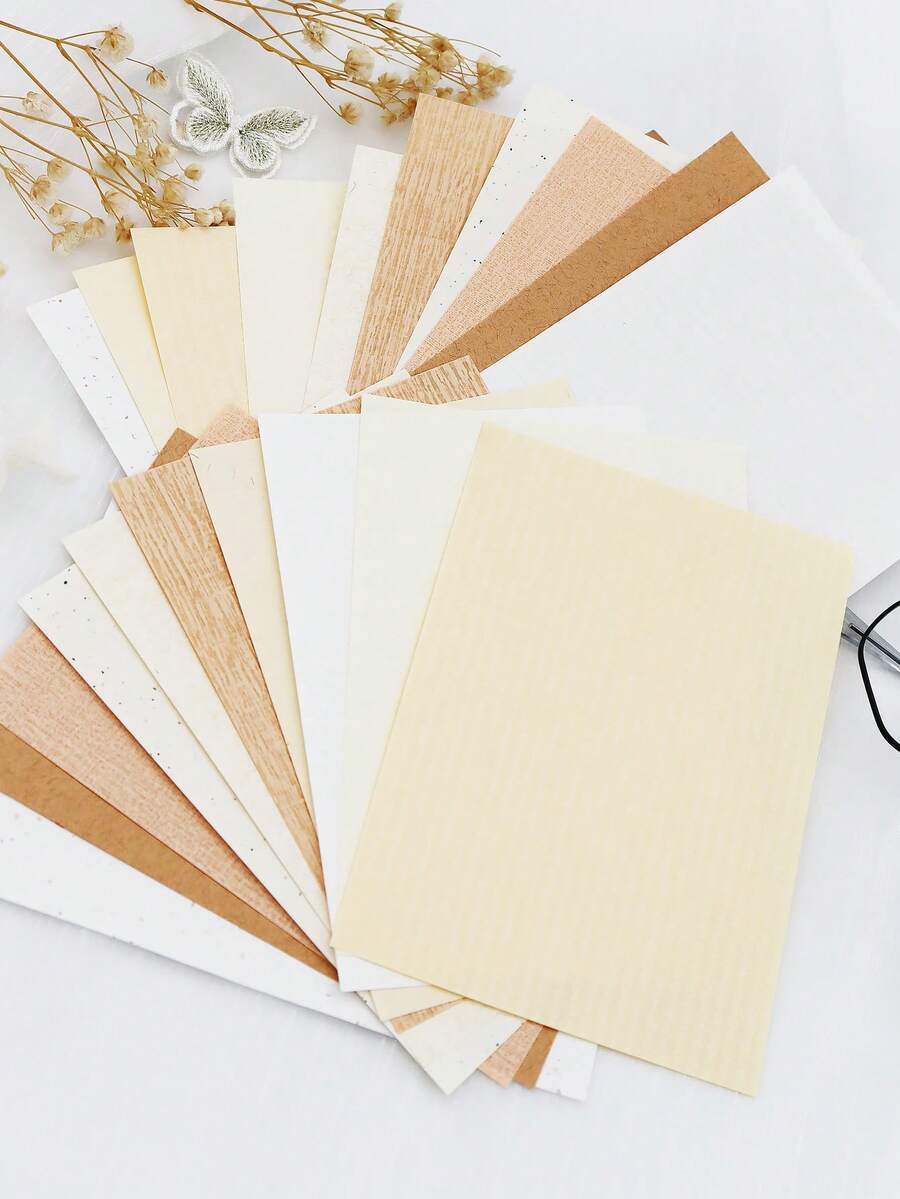 1 Pack 20 Sheets Embossed Embossed Decorative Papers For DIY Crafts ...