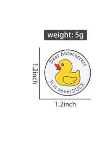 1pc SILLY GOOSE ASSOCIATION Enamel Pin Brooch Pines Lapel Pins Badge On ...