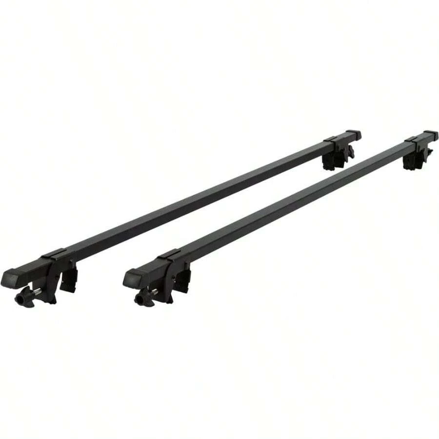RLB-2301 Universal Side Rail Mounted Steel Roof Crossbars, 46.5 Inches ...