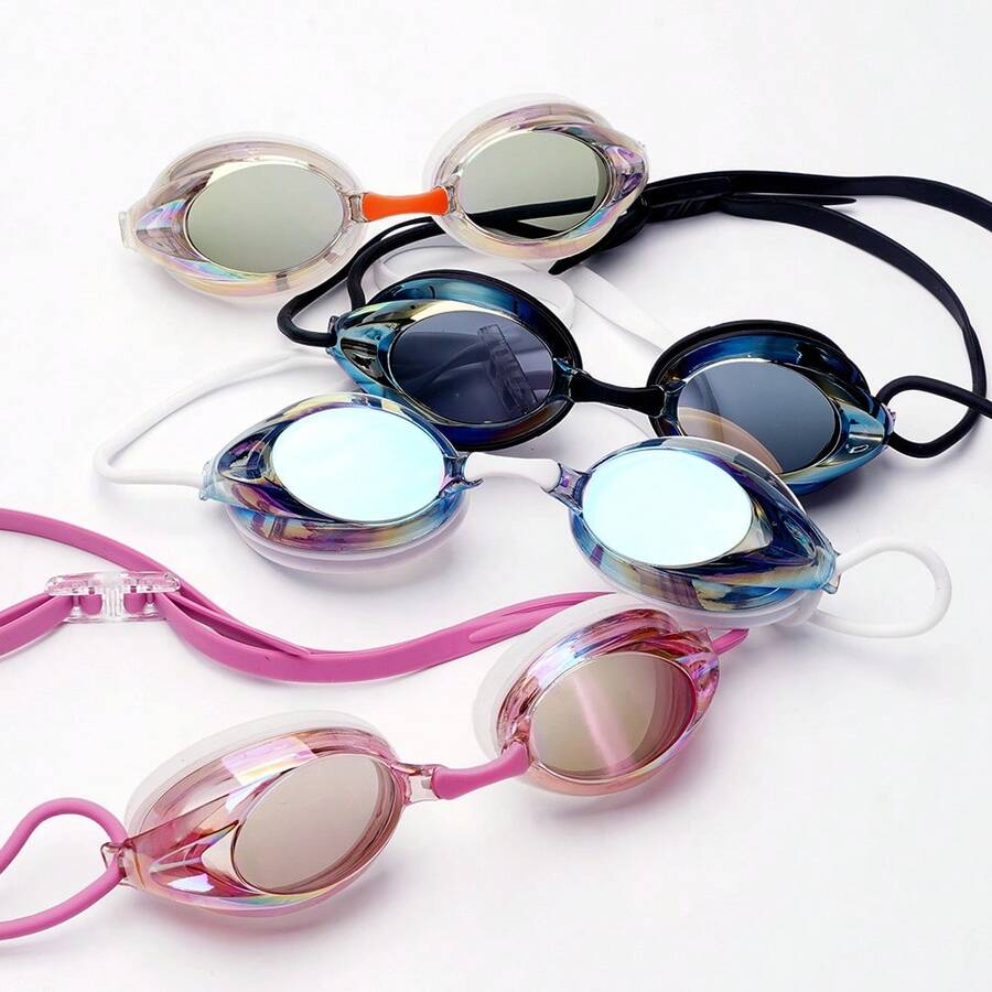 Swimming Goggles, High Definition Coated Lenses, Anti-Fog & Watertight ...
