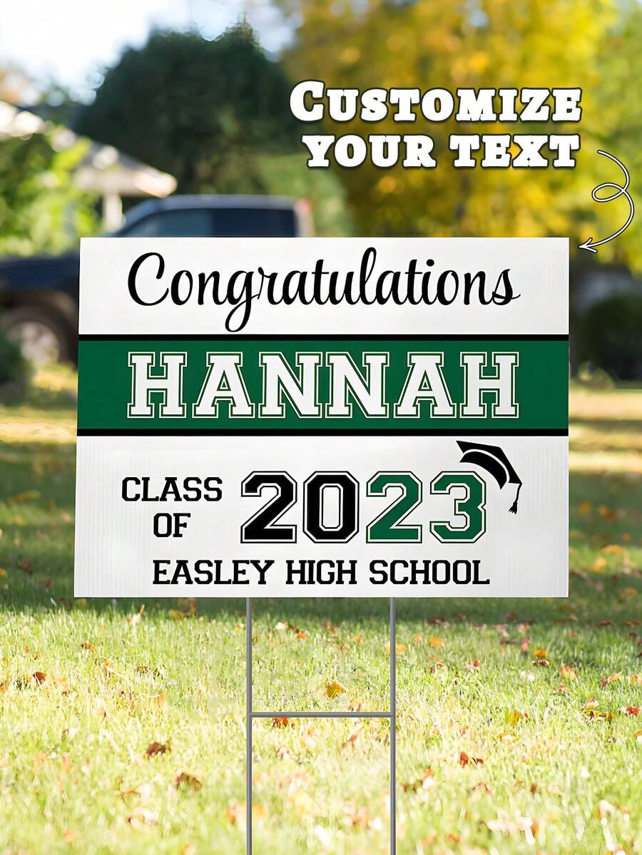 Personalized Graduation 2025 Yard Sign, Congratulations Custom Name ...