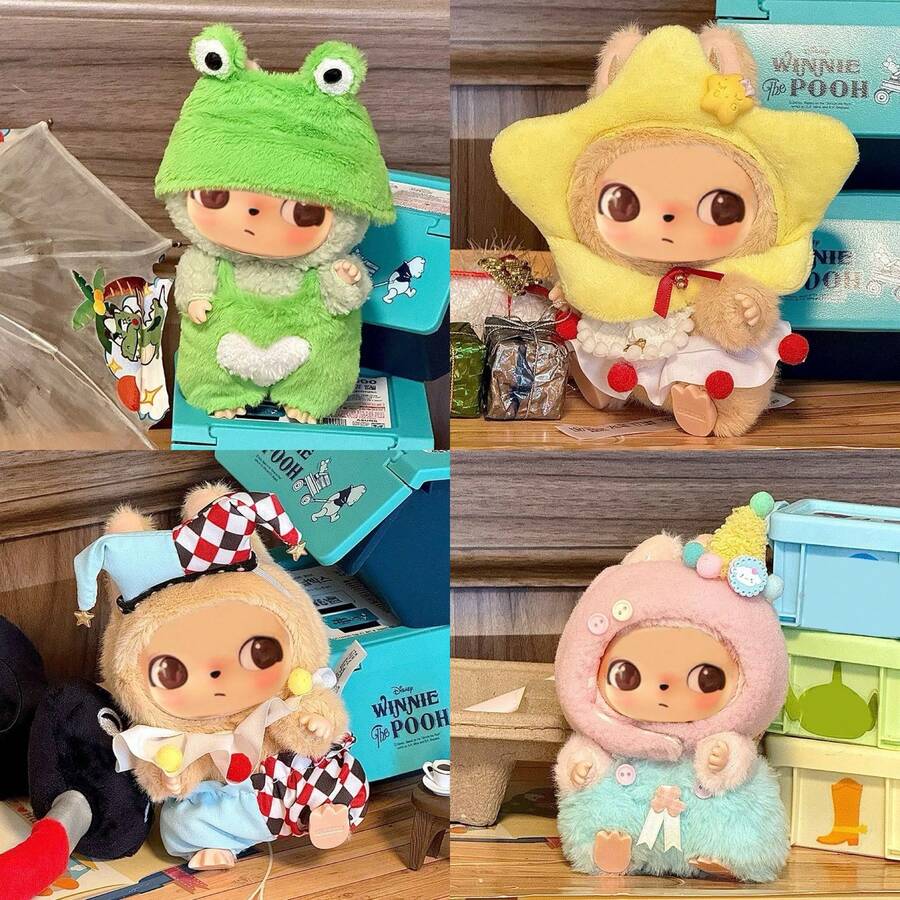 [Clothes Only] 1st & 2nd Gen Labubu Doll Clothes, Plastic Labubu ...