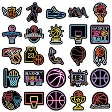 50 Stück Neon Basketball Aufkleber Vinyl Ästhetik motivierende ...