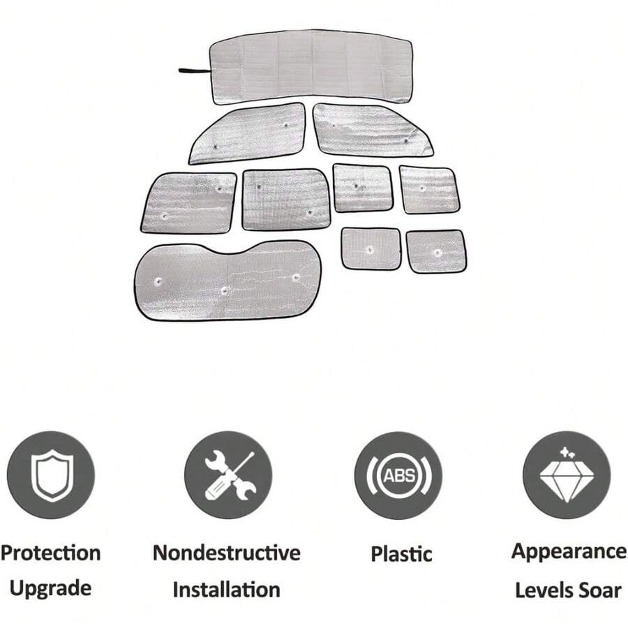 Local Shipping-Auto Heat Shield Reflector Cover (For Full-Window ...