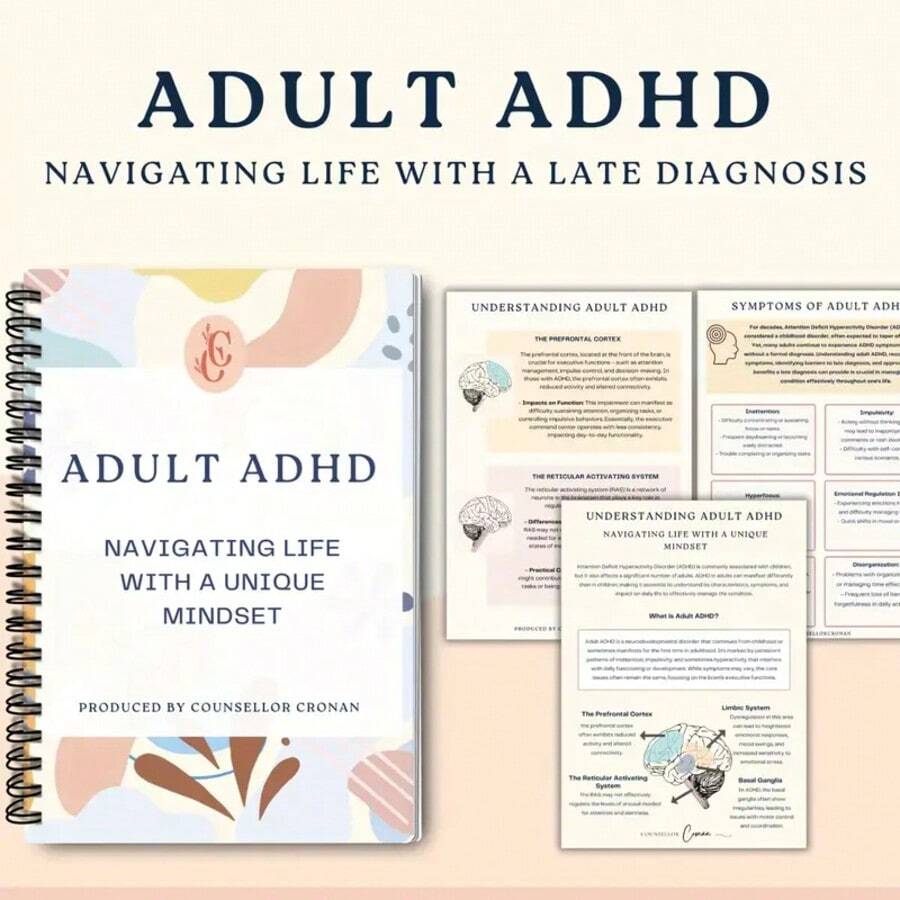 ADHD Treatment Book, Adult ADHD Program, Late ADHD Diagnosis ...