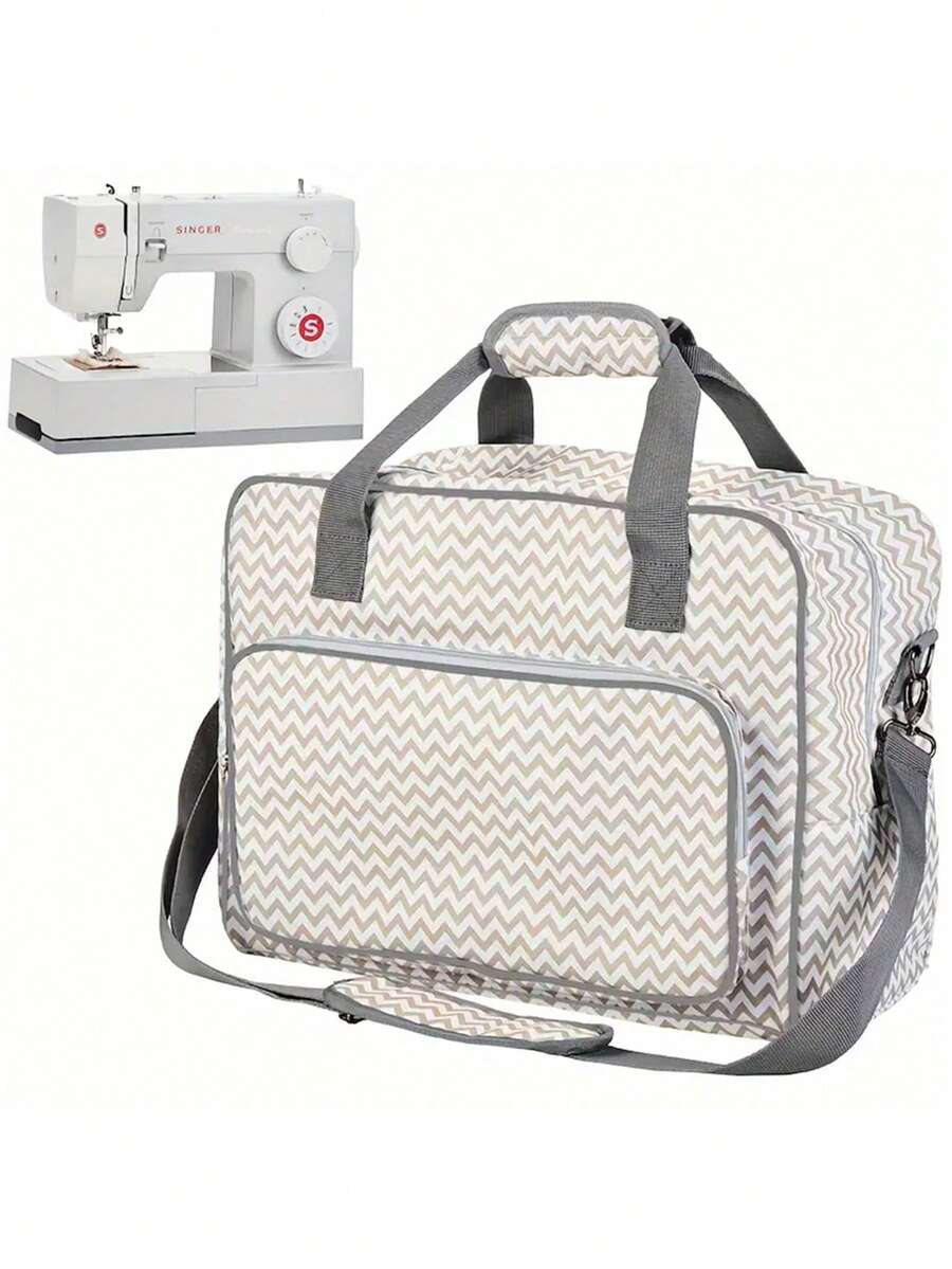 Sewing Machine Carrying Case, Portable Sewing Machine Tote Bag With ...