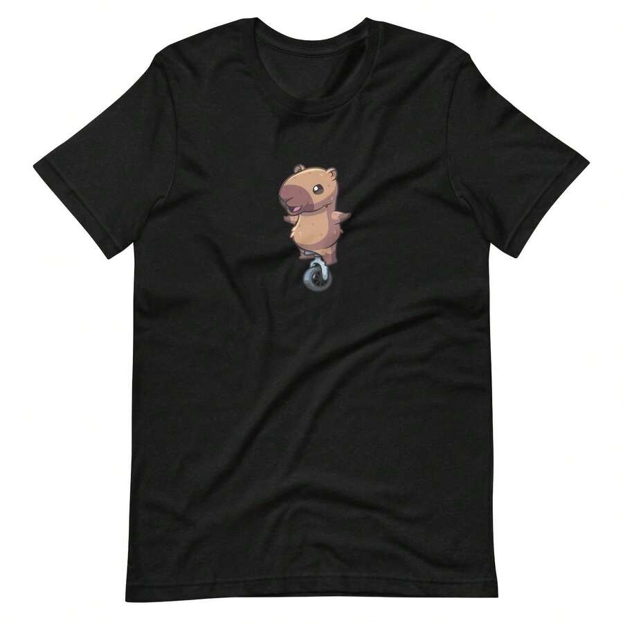 Capibara Uniciclo, Uni Capibara T-Shirt, Capibara Montar Camisa ...