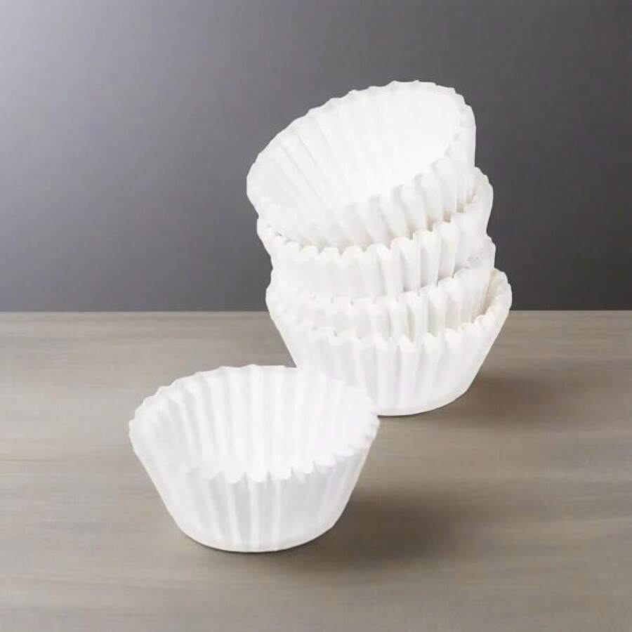 Mini White Baking Cups - 100ct | SHEIN USA