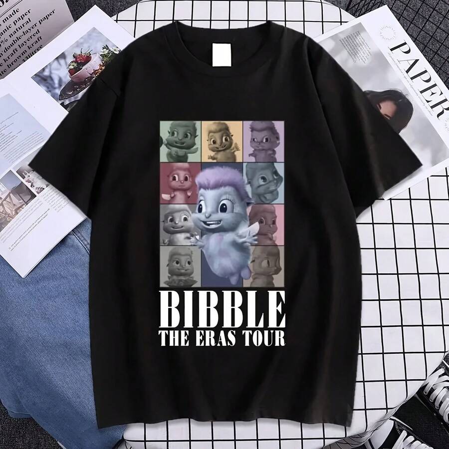 Cute Bibble The T Shirt Wo's Aesthetic High Quality T Shirts Summer ...