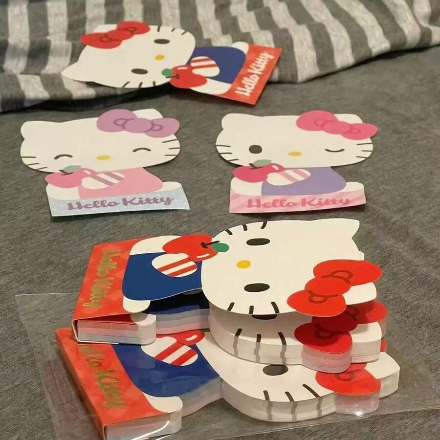 Sanrio New Sanrio, Irregular-Shaped Sticky Note Book, Horizontal ...