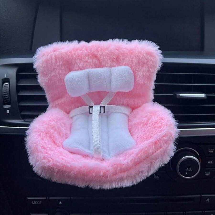 Car, Cute Functional Car Ornament With Vent Clip And Desktop Stand ...