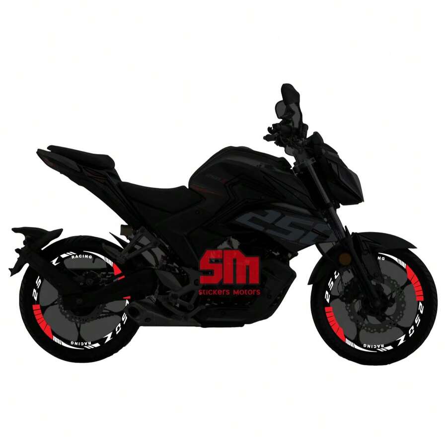 Italika 250z-2025 Stickers Kit, Reflective Stickers Kit For Italika ...