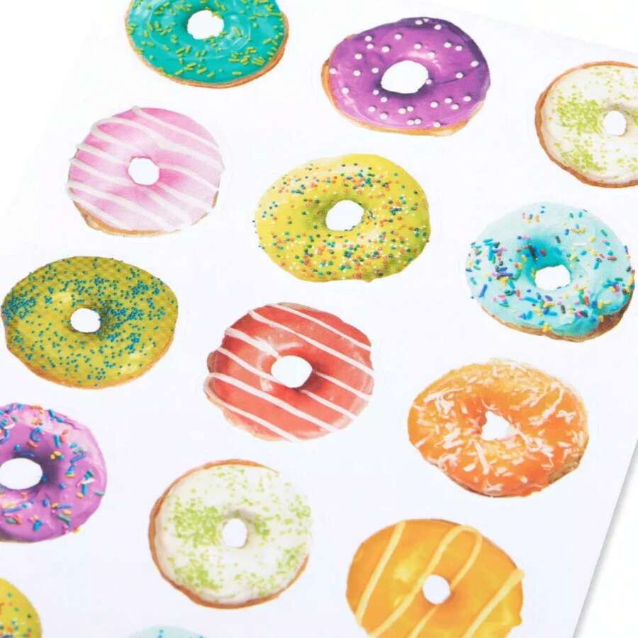 30ct Scratch And Sniff Donut Stickers: Scented Kids Stickers By Carlton ...