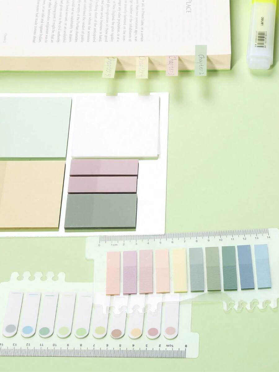 1/Set Of 200 Clear Sticky Notes, Clear Sticky Note Labels For ...