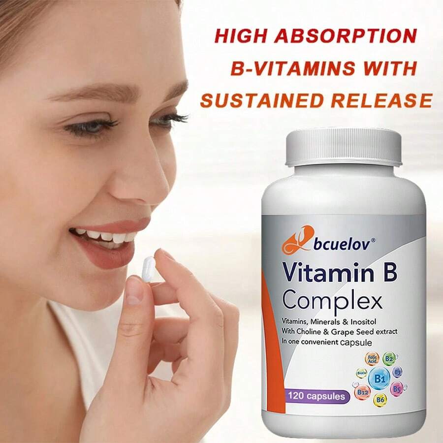 Nervous System Support - Vitamin B Complex With Calcium And Folic Acid ...