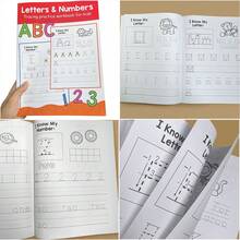 Lachilly Caderno de Exercícios de Prática de Caligrafia do Alfabeto ...