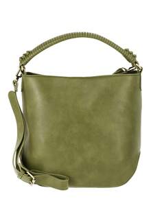 Women's Bucket Crossbody Handbag, Mocha Splash | SHEIN USA