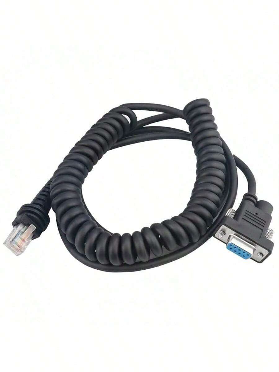 Barcode Scanner Serial Cable ( /-5V Signals) Coiled 9ft RS232 DB9 ...
