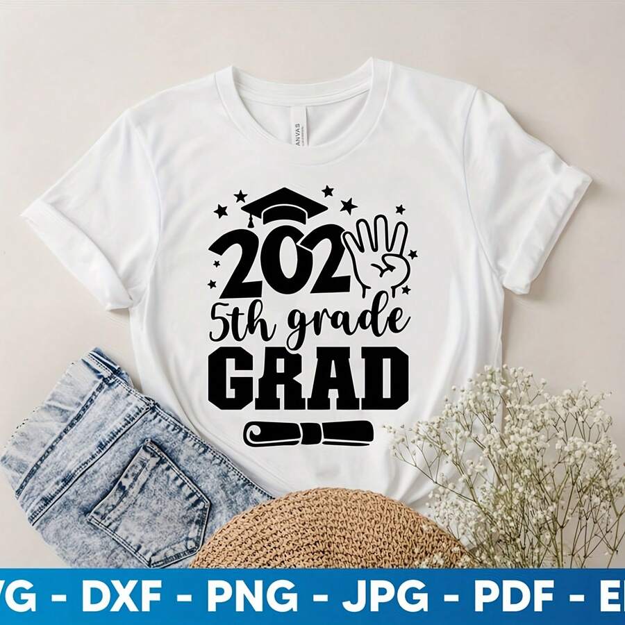 5th Grade Grad SVG, 5th Grade Graduation Svg, Fifth Grade Svg, Fifth ...