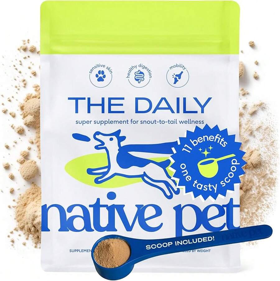 Native Pet Dog Vitamins & Supplements - 30 Scoops - 11-In-1 ...