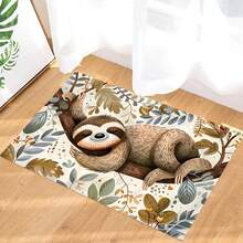 1pc Cartoon Sloth Area Rug, Bathroom, Kitchen, Living Room, Bedroom ...