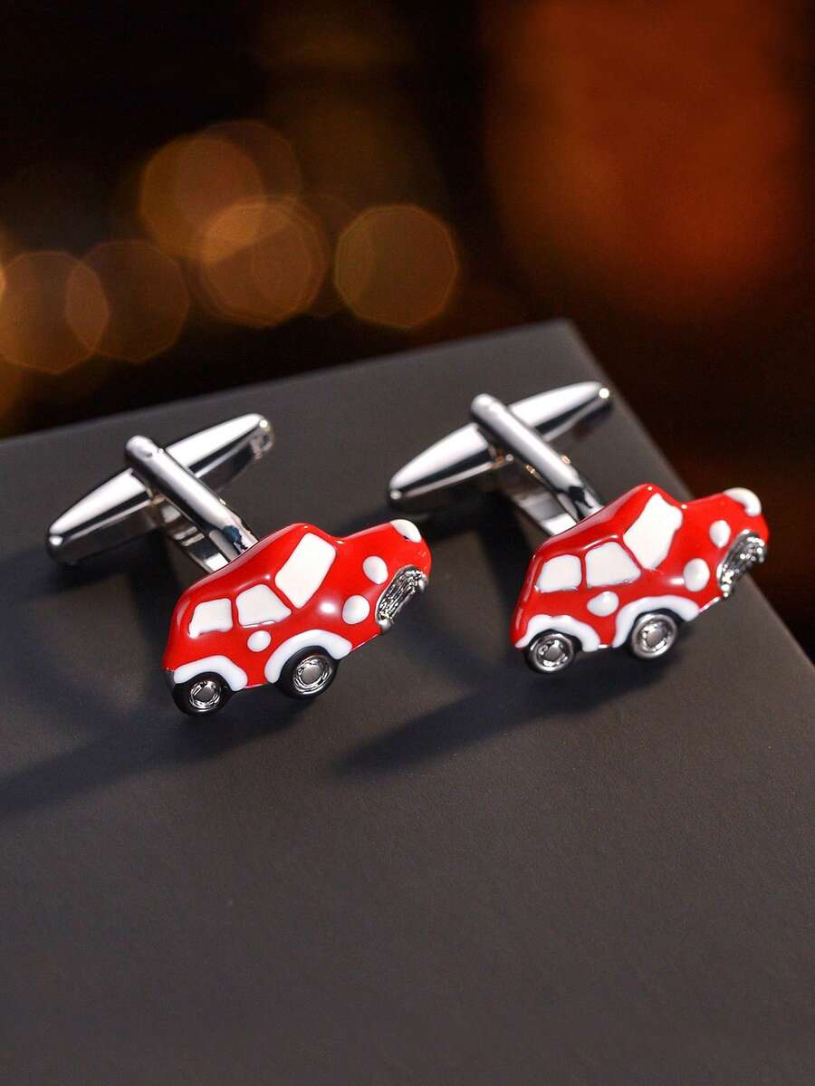 1 Pair Creative Car Sports Car Cufflinks, Men's Party & Everyday ...