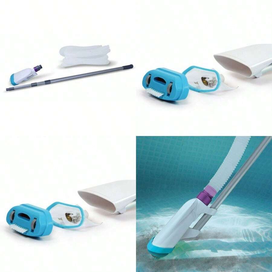Kokido Handheld BVAC Above Ground Swimming Pool Vacuum Cleaner System ...