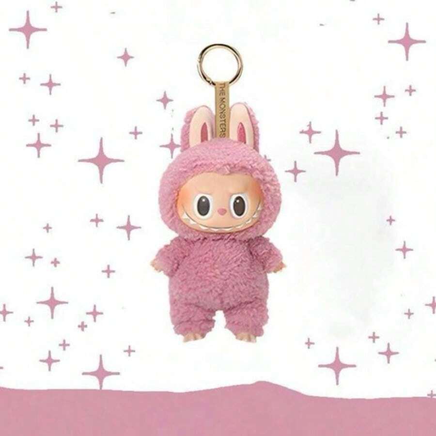 Labubu Plush Keychain, Labubu TheMonsters Doll 4.72 In Macaron ...