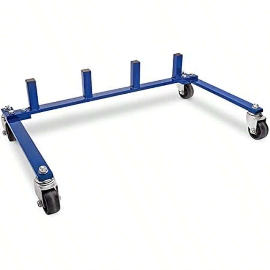 Hydraulic Wheel Dolly Storage Rack Store 4 Wheel Dollies On A ...