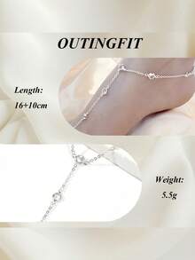 Boho Ankle Bracelets For Women Adjustable Waterproof Dainty Foot Chain ...