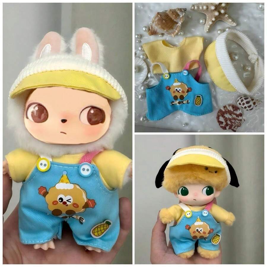 [Apenas roupa] Novas roupas de Labobo de 17 cm trocáveis, macacão de ...